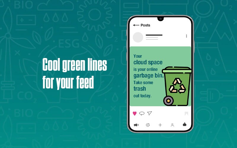 Cool green lines for your feed. | Infosys