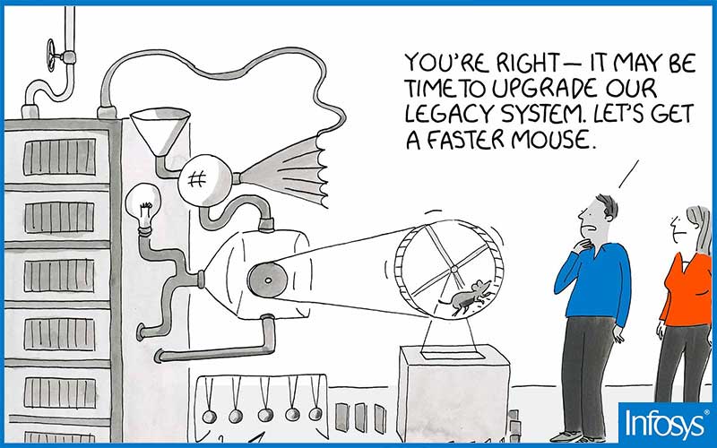 Finding Humor In Digital Transformation - Infy toons | Accelerate