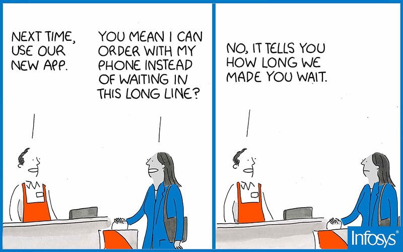 Finding Humor In Digital Transformation - Infy toons | Digital