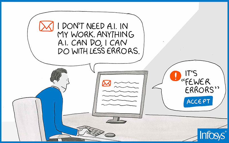 Finding Humor In Digital Transformation - Infy toons | AI